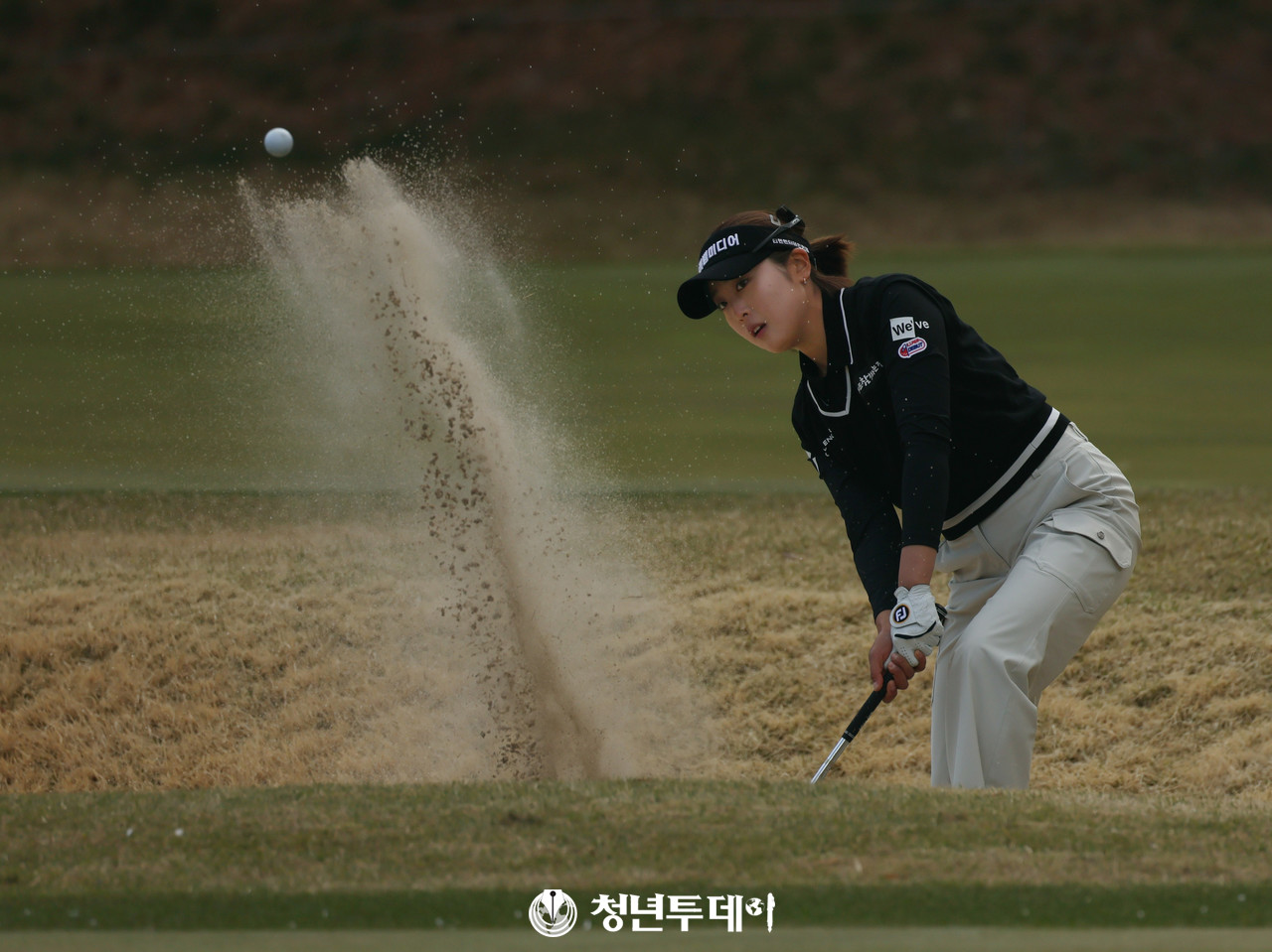 벙커샷 하는 하다인, KLPGA두산건설 We’ve 챔피언십